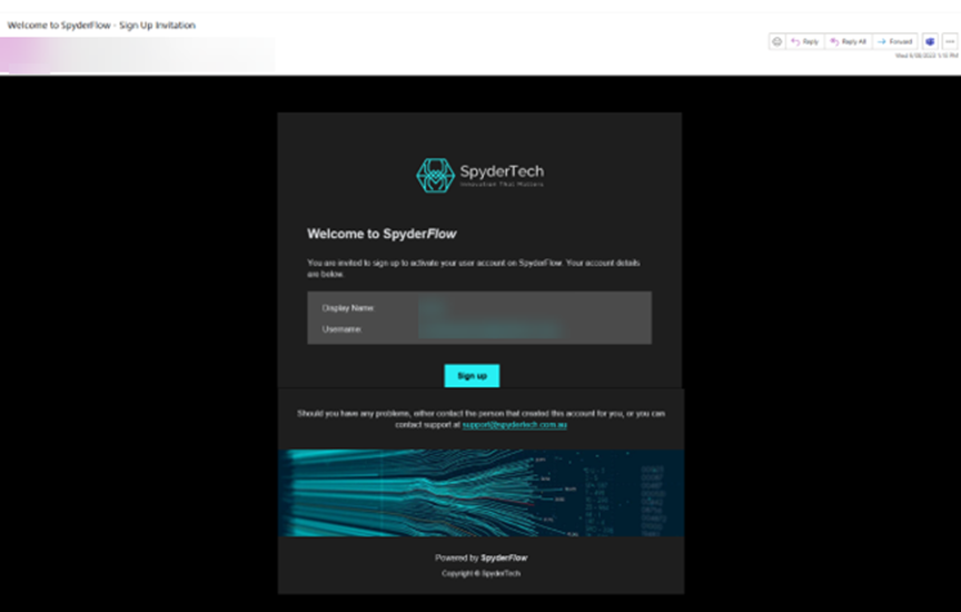 Getting Started | Activate Invitation (Email Sign in) – SpyderTech