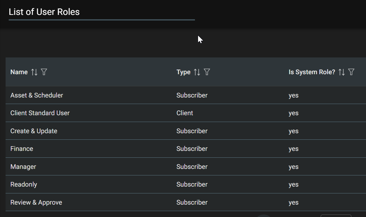 Subscriber User Roles | Permissions – SpyderTech