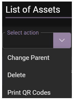 Assets | WEB | List of Assets – SpyderTech