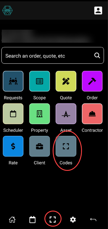 Mobile App | Codes | Scan – SpyderTech