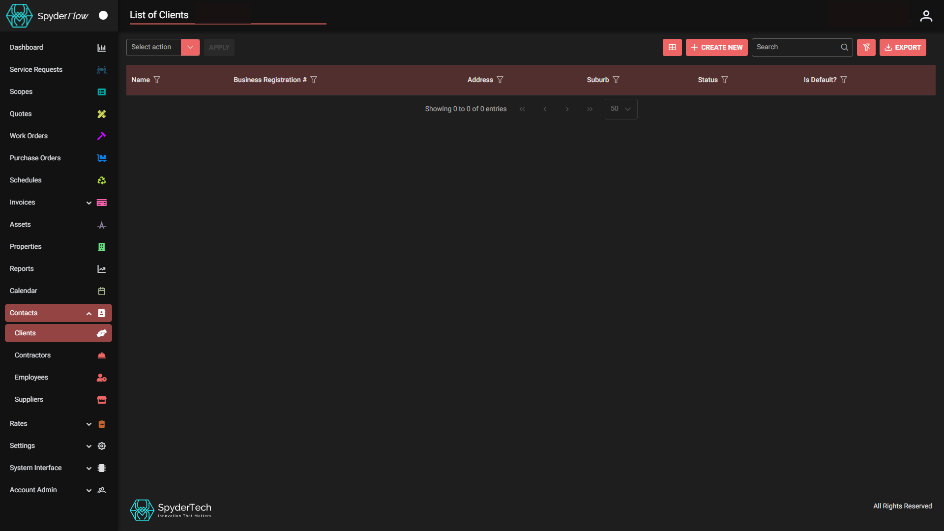 Clients | WEB | Overview – SpyderTech